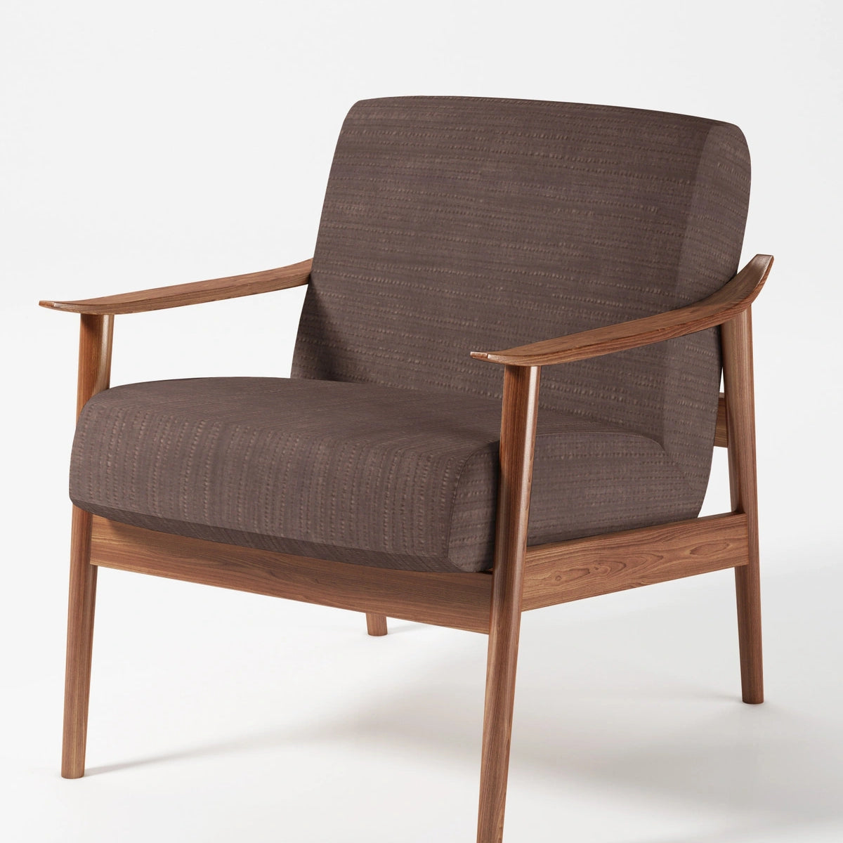 Wenge – Dark Brown Polyester Upholstery Fabric | OneLoom